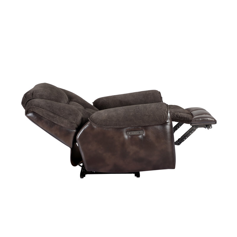 Red Barrel Studio® Redwan Upholstered Dual-Power Recliner | Wayfair